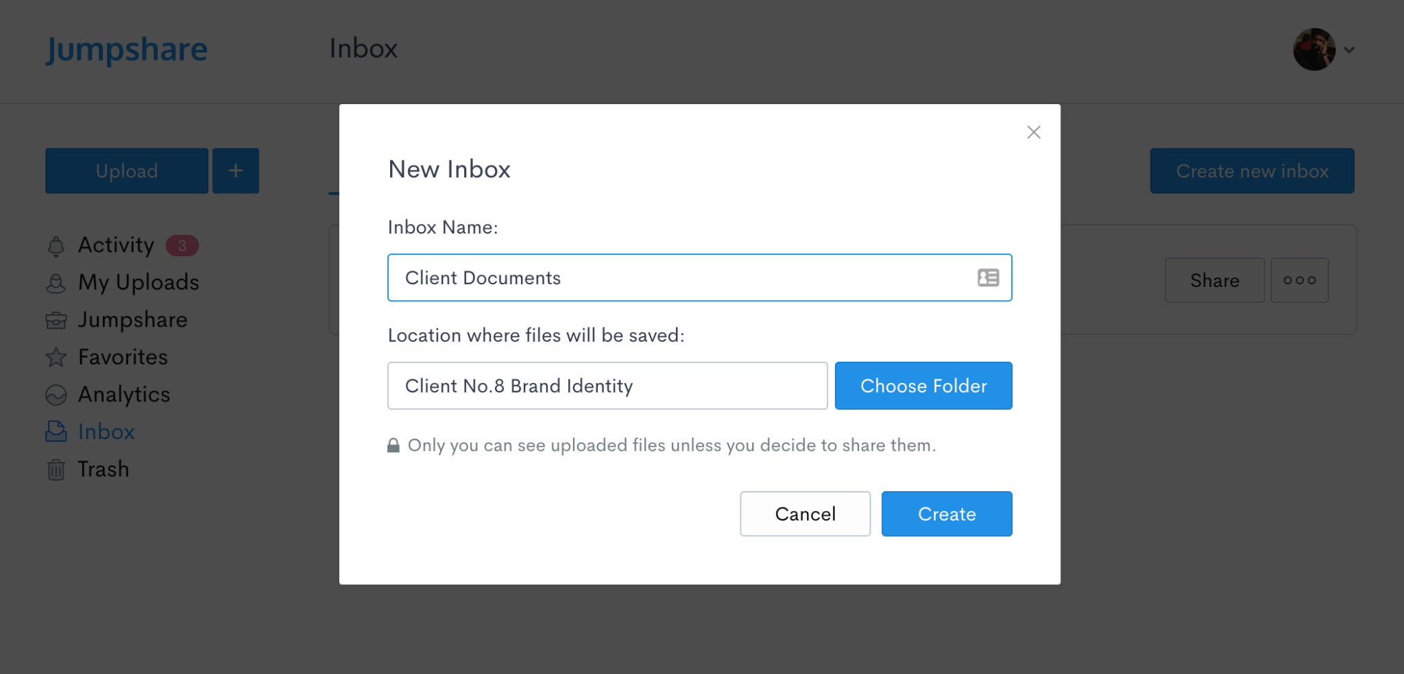 Inbox – Receive Files From Anyone Without Requiring An Account – Jumpshare Blog