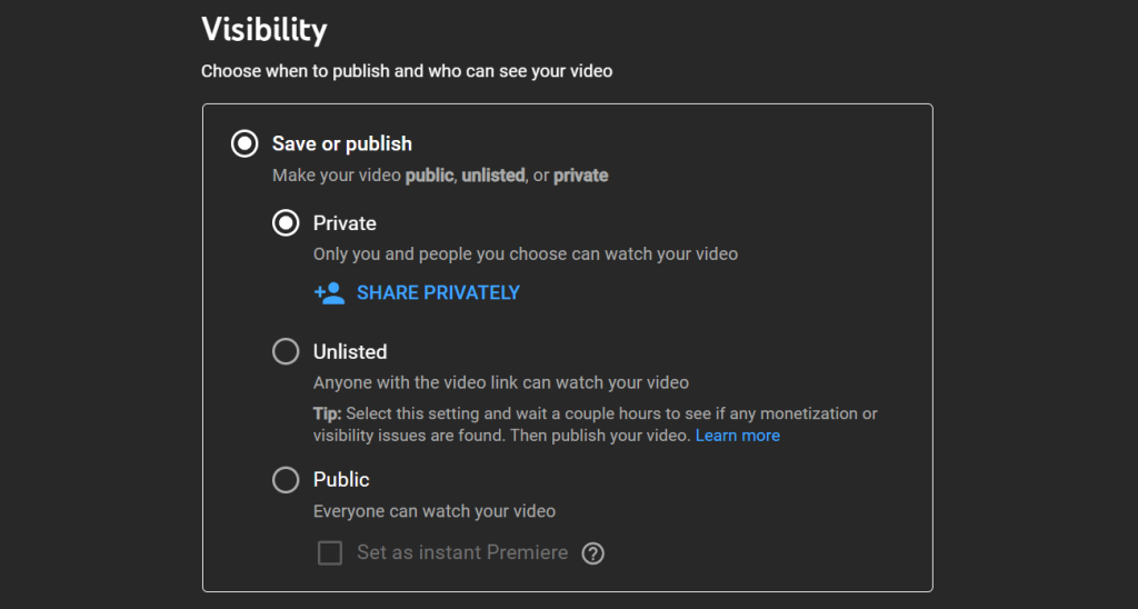 How to Share a Private YouTube Video