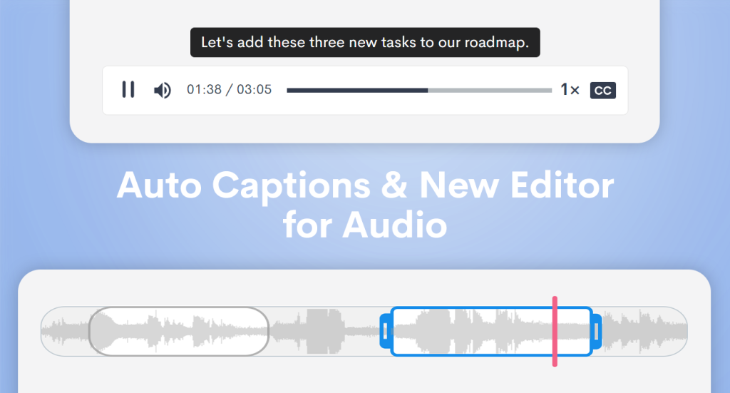 Announcing Automatic Captions and New Editor For Audio – Jumpshare Blog